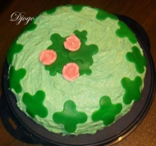 Froschkuchen mit Tortenboden und Bananen - Rezept mit Bild - kochbar.de