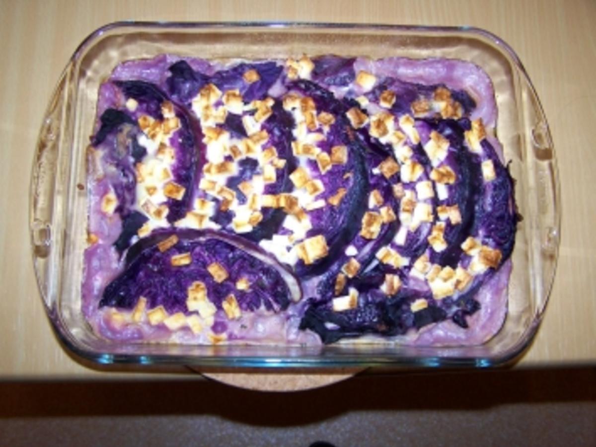Gebackener Rotkohl - einfach - 172 kcal/100g
