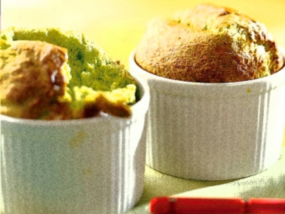Käse Bärlauch Soufflés - schnell & einfach - 176 kcal/100g