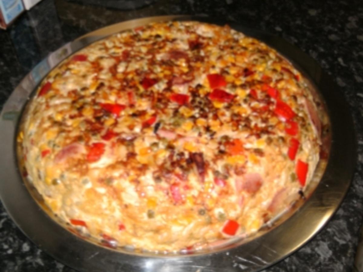 Bauern Nudel Omelette - schnell & einfach - 172 kcal/100g