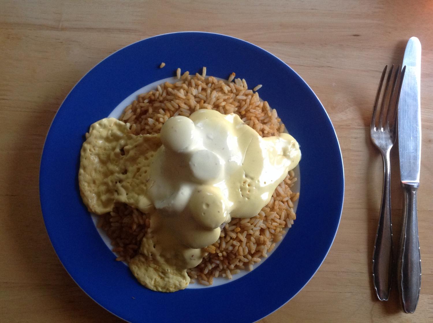 Batamog mit Schweinefilet und Palmenherz Konserve abgetropft - Rezept ...