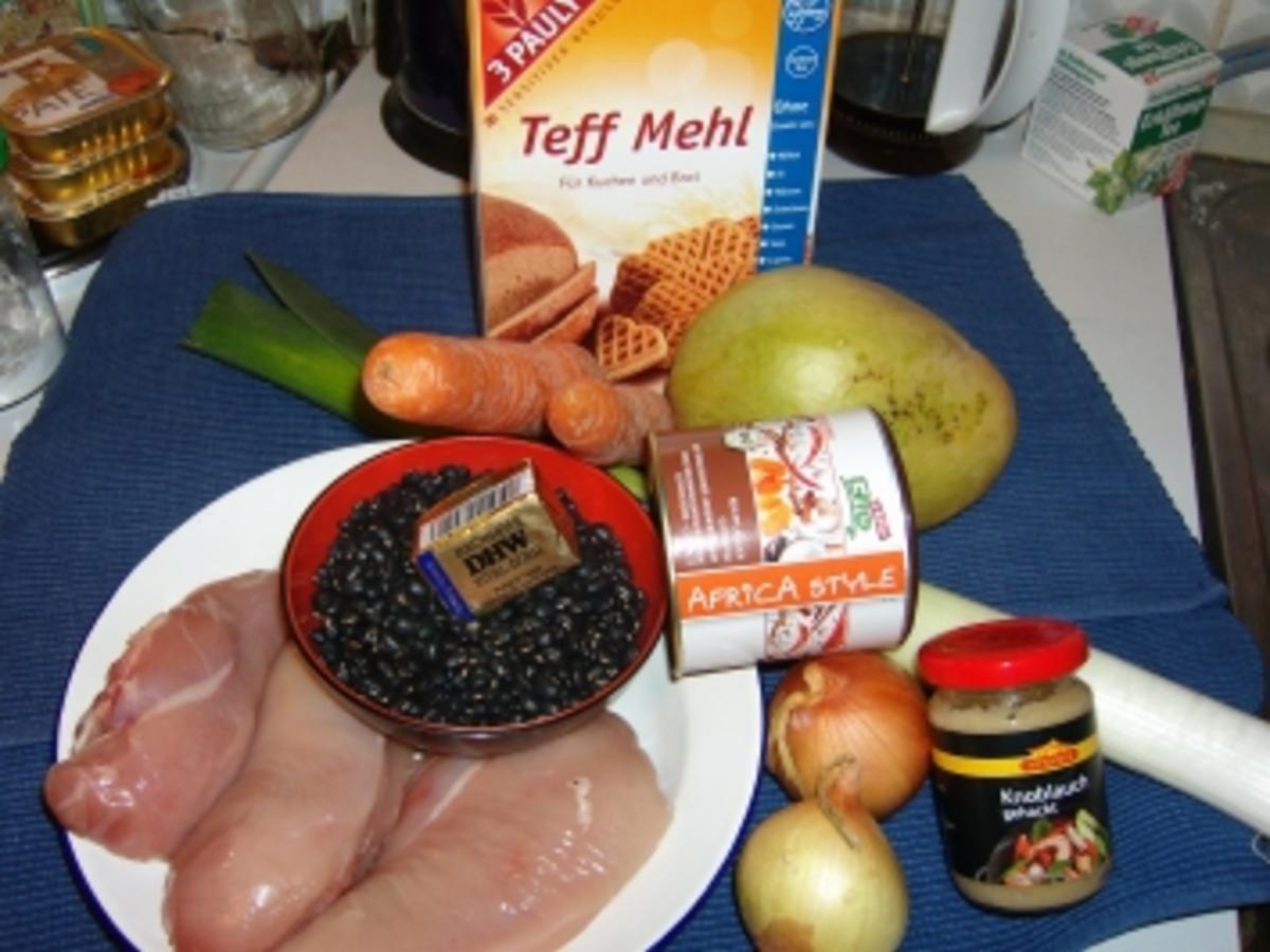 Injera mit Wot - original äthiopisch