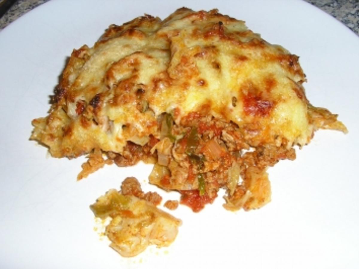 Wirsing Hack Auflauf - einfach - 117 kcal/100g