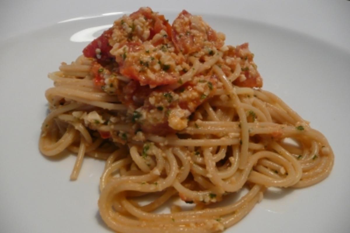 Spagetti alla trapanese - Rezept mit Bild - kochbar.de