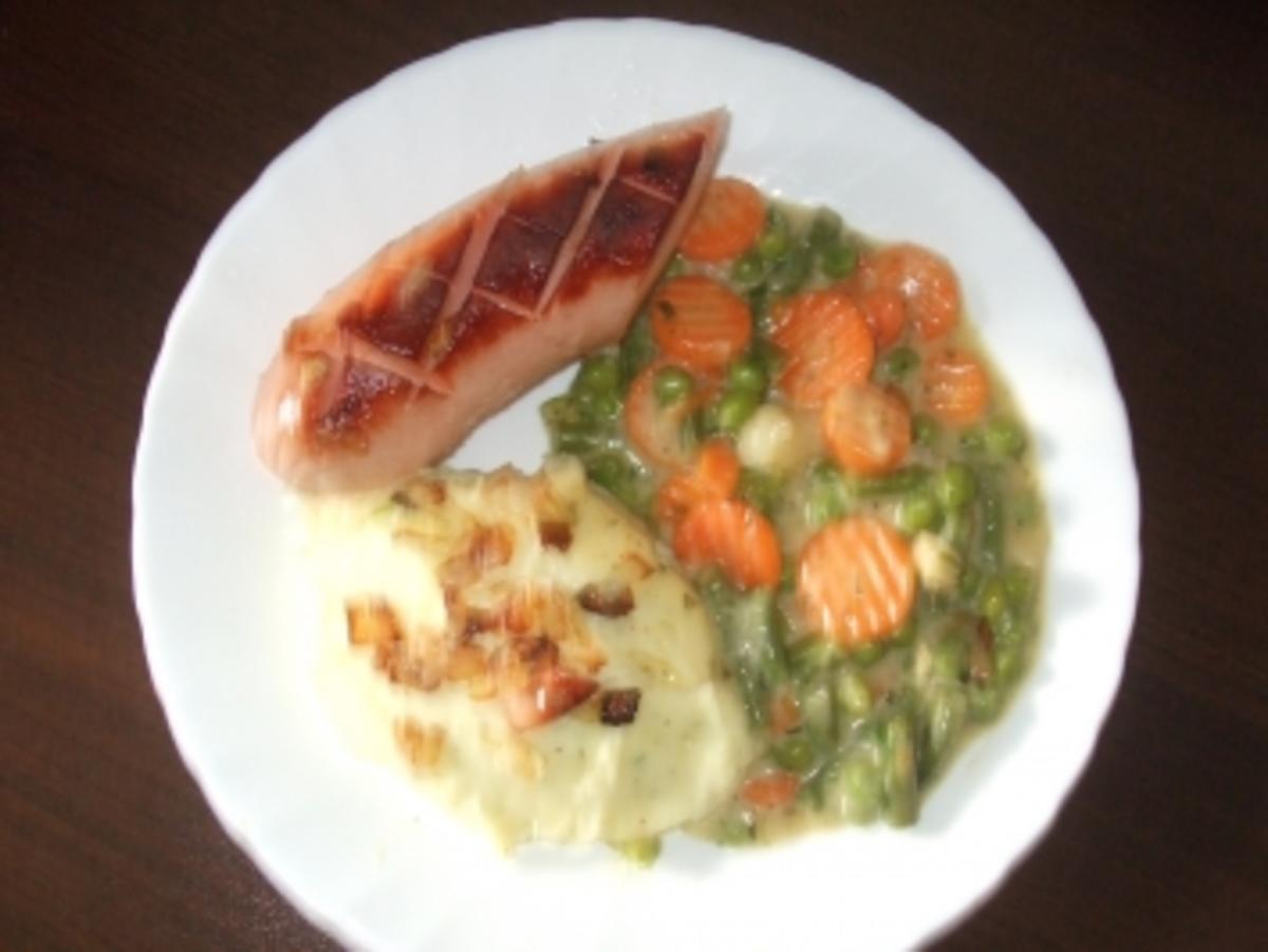 Fleischwurst-Ring gebraten - Rezept mit Bild - kochbar.de