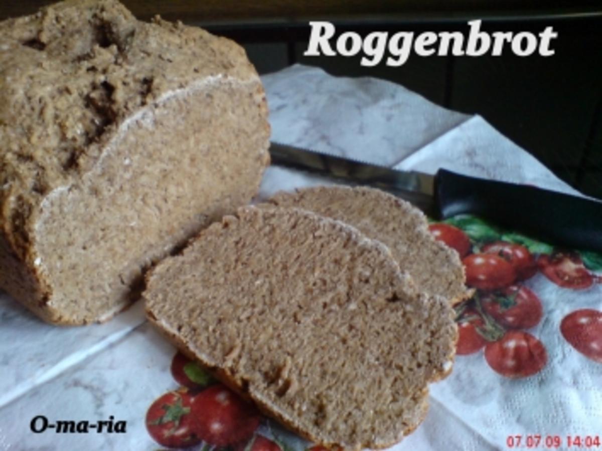 Brot ~ Roggenbrot auch für den BBA geeignet - einfach - 244 kcal/100g