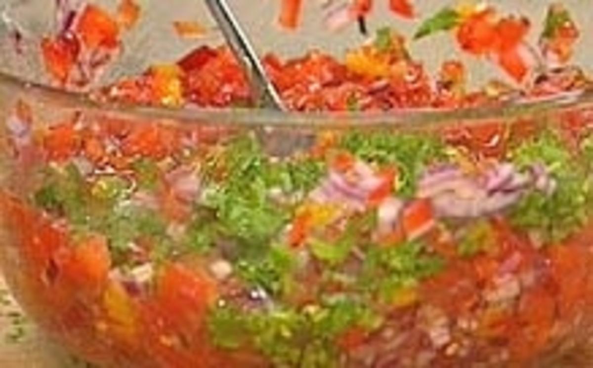 Roasted Paprika Salsa - Rezept mit Bild - kochbar.de