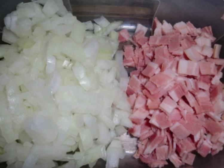 Mama Helga s warmer Speckkartoffelsalat - schnell & einfach - 174 kcal/100g