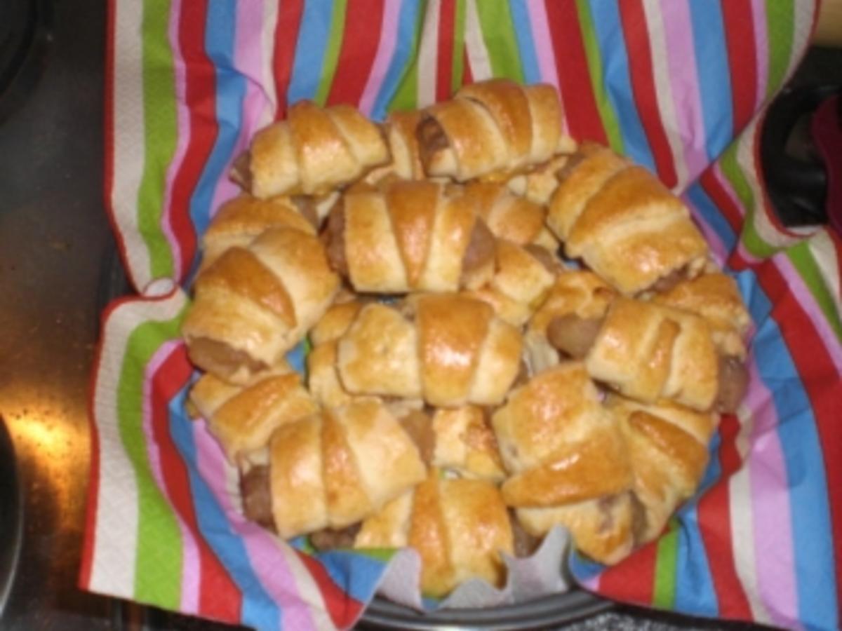 Türkische Plätzchen mit Apfelfüllung - einfach - 272 kcal/100g