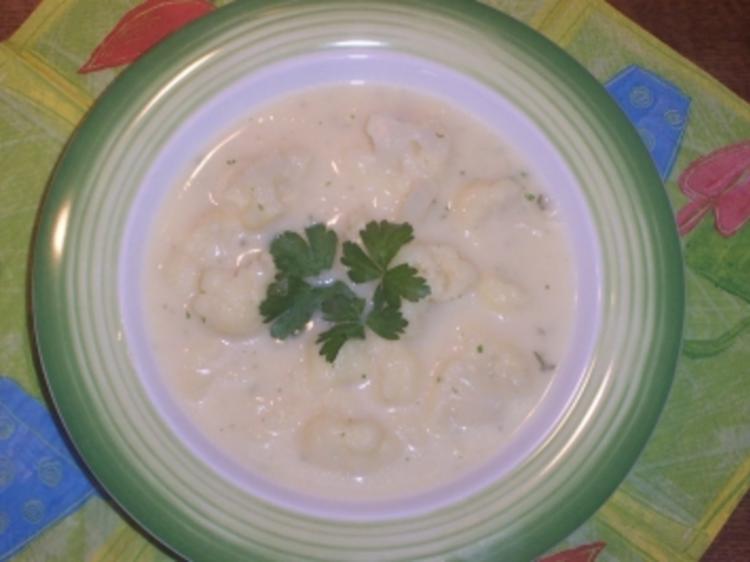 Blumenkohlsuppe - schnell & einfach - 83 kcal/100g