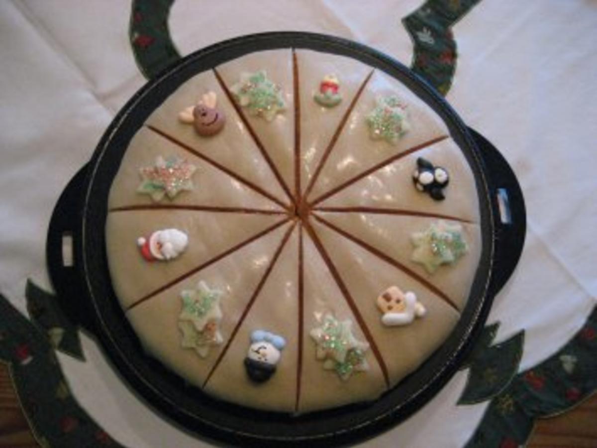 Marzipantorte mit Orangen - schnell & einfach - 183 kcal/100g