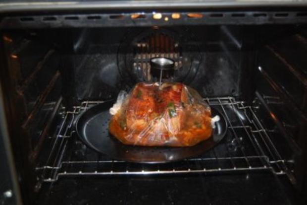 Kasseler Rippenspeer im Bratschlauch mit Petersilienkartoffeln - Rezept ...