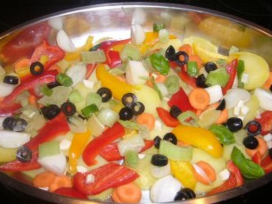 Fisch Dorade auf Gemüse im Backofen - von Pirlepalle