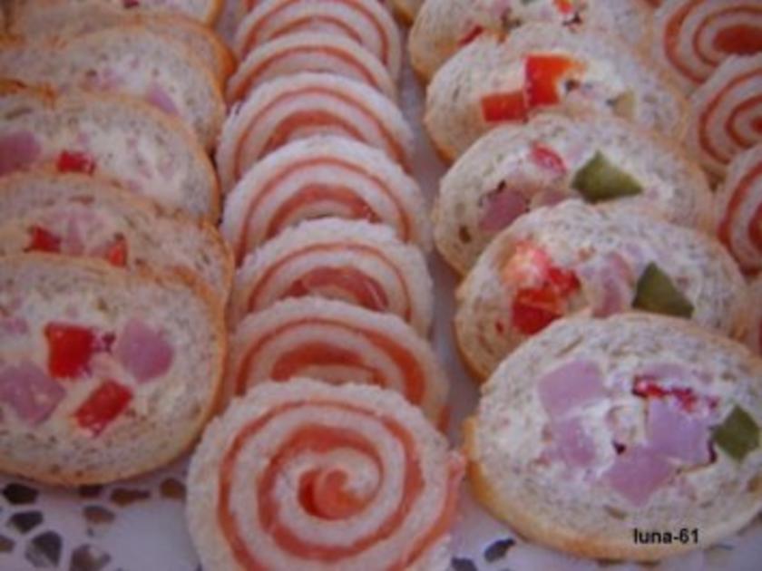 APPETITHÄPPCHEN - GEFÜLLTE BAGUETTES - Rezept - kochbar.de