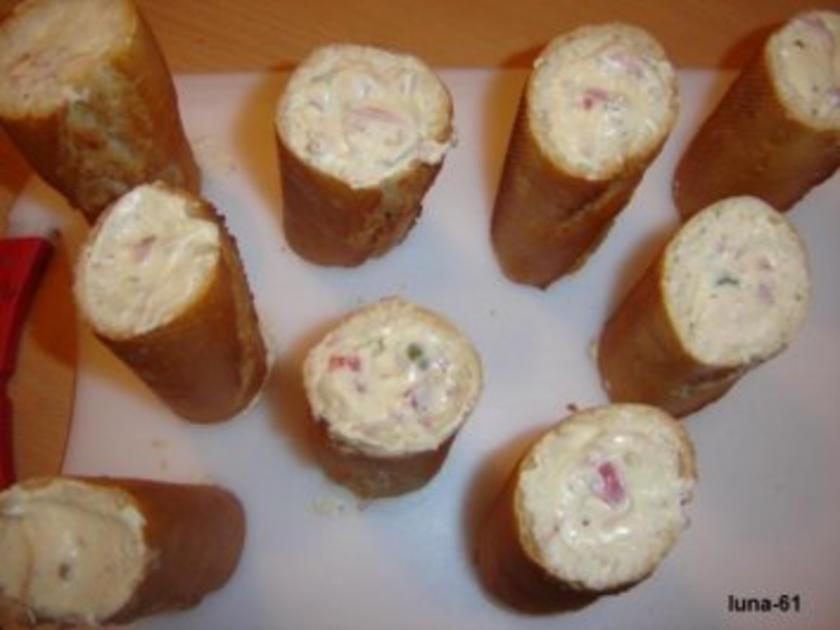 APPETITHÄPPCHEN GEFÜLLTE BAGUETTES - einfach - von luna-61