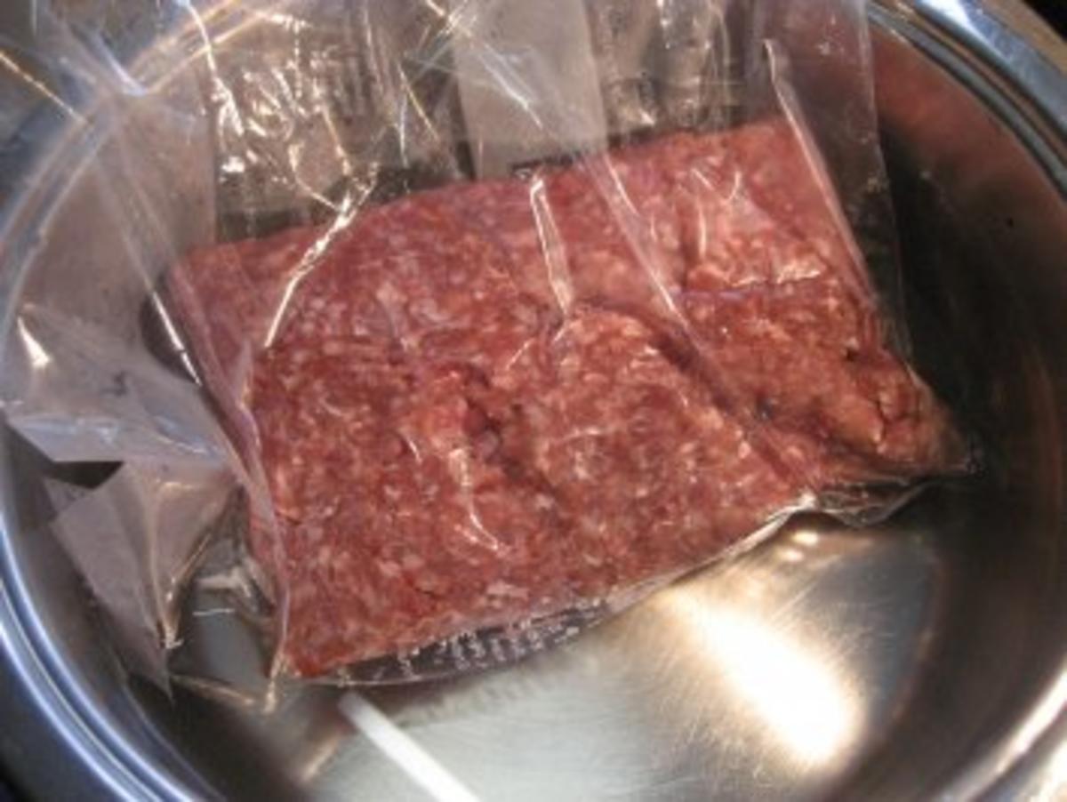Hackfleischtrick ... ... Gehacktes jederzeit und preiswert zur Hand ...