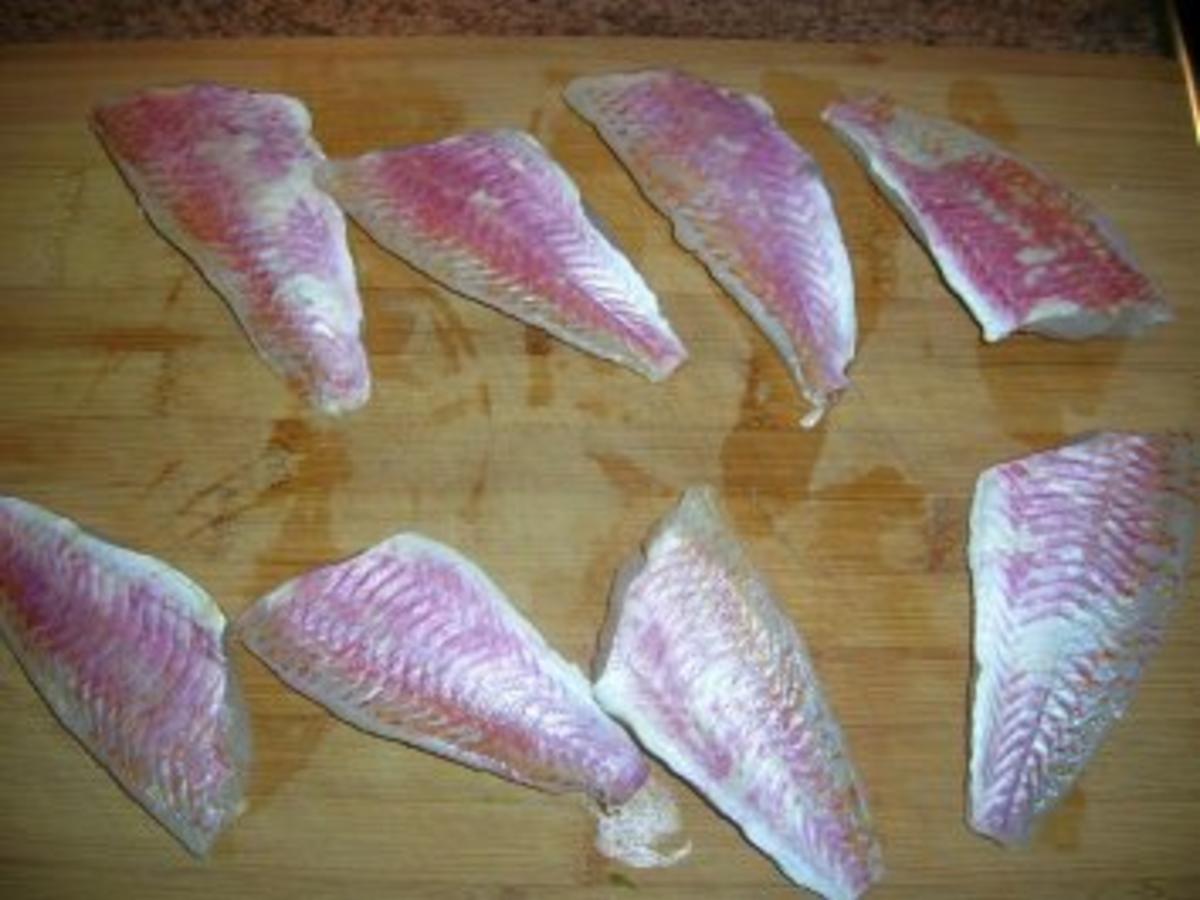 Rotbarbe mit Gemüse und Proseccosauce - einfach - von rowiwo