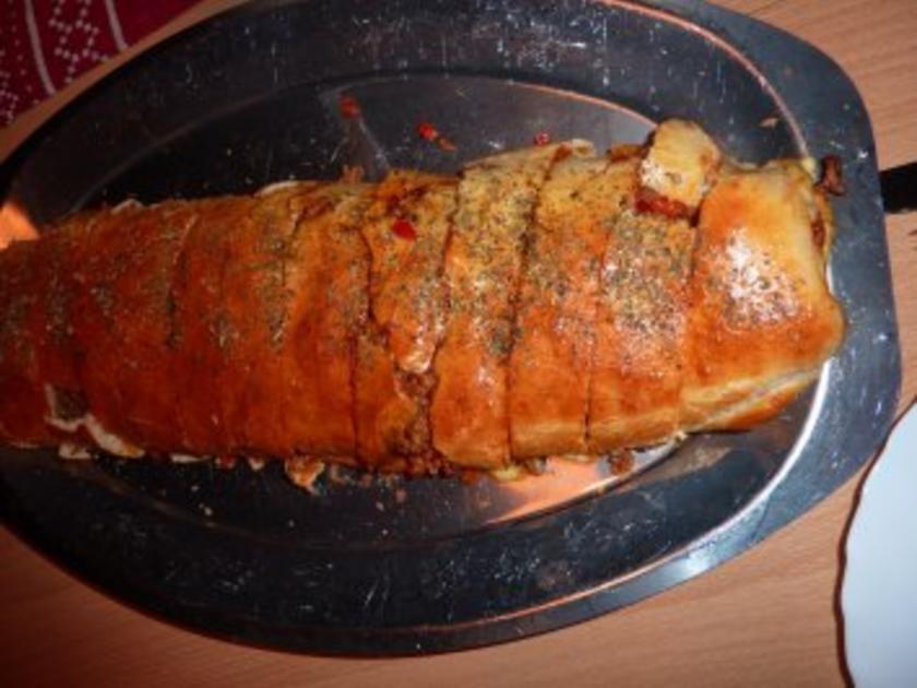 Gebäck herzhaft: Pizzarolle - einfach - von BK858