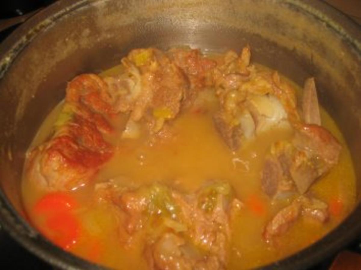 Fleisch: Eingemachtes Kalbfleisch - einfach - 35 kcal/100g