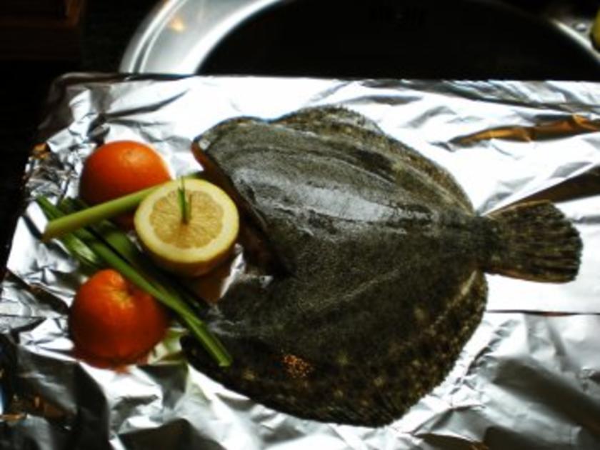 FISCH: Baby Steinbutt - einfach - 549 kcal/100g