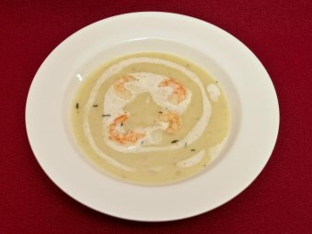 Feine Kartoffelsuppe mit Garnelen Miranda Leonhardt - von Das perfekte ...