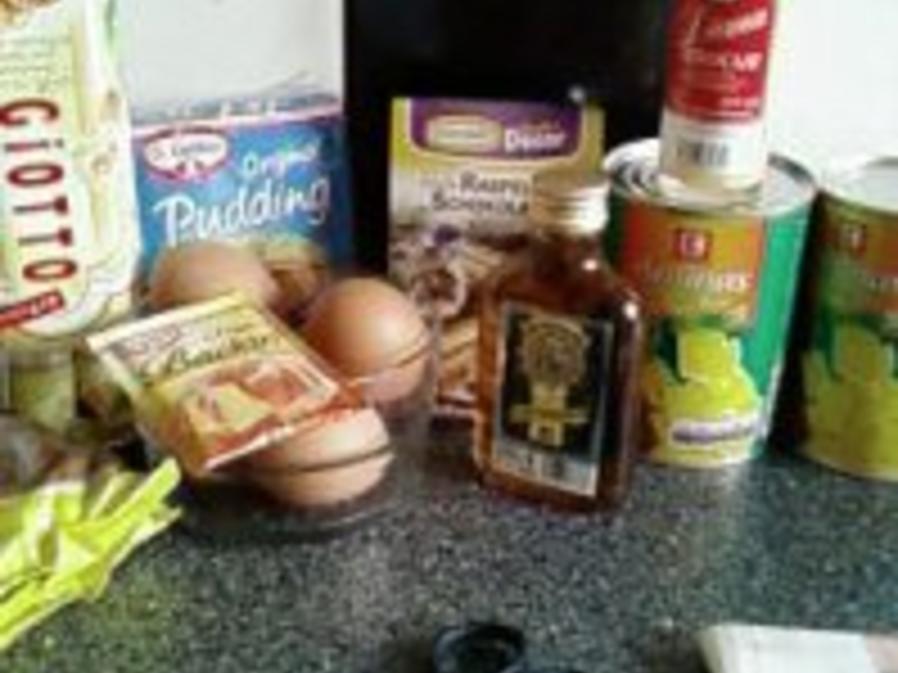 Torte : Ananas Giotto Torte mit Schuss Nr 4 - einfach - 342 kcal/100g