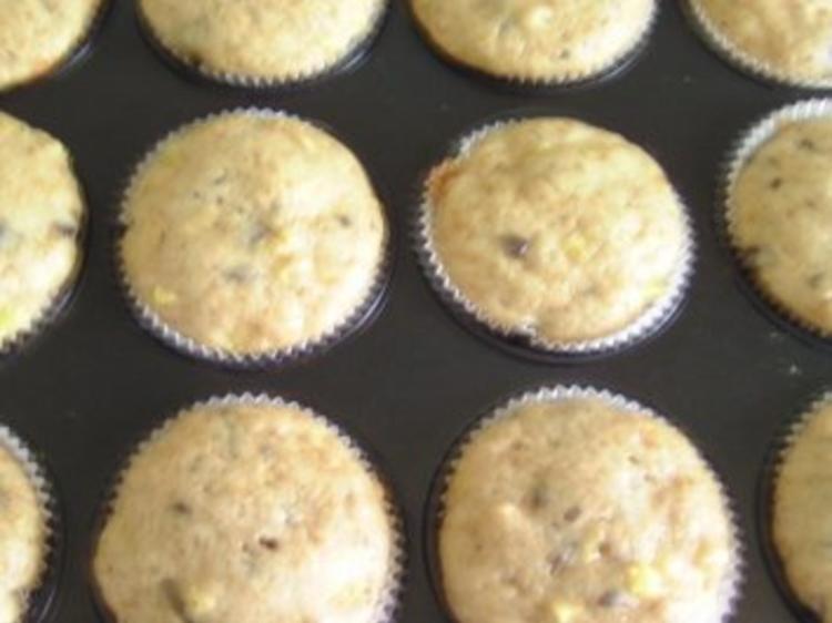 Mango Schoko Kefir Muffins - schnell & einfach - 165 kcal/100g