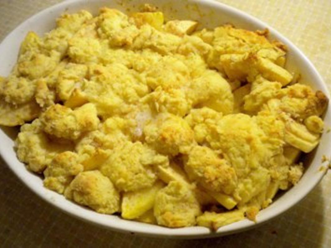 Apfel Crumble - schnell & einfach - 121 kcal/100g