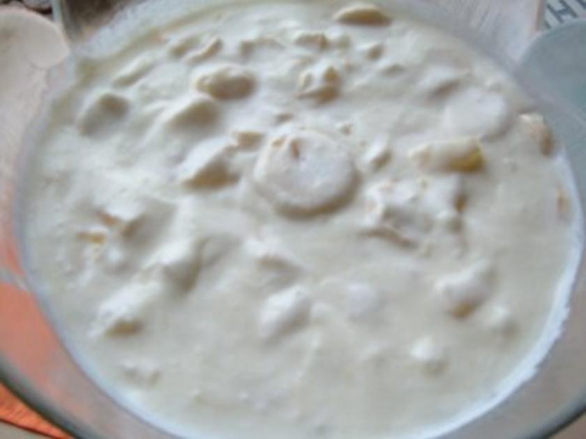 Dessert Ananas Creme - einfach - von SCHNEEROSE