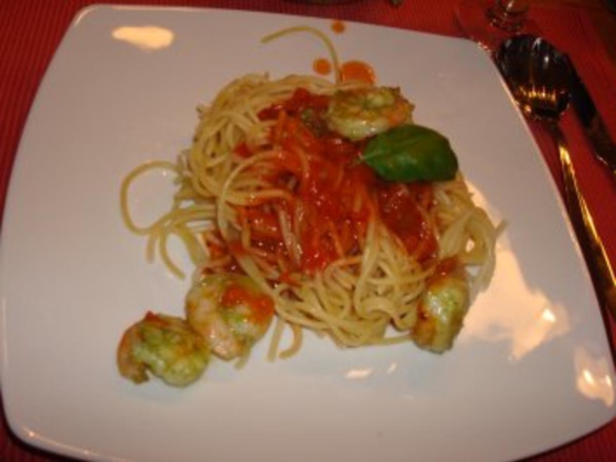 Spaghetti Scampi - einfach - 294 kcal/100g