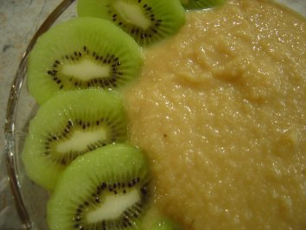 Apfel Bananen Creme - schnell & einfach - 124 kcal/100g