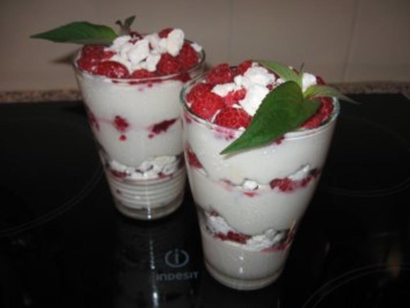 Leichter Himbeer-Baiser-Traum - Rezept mit Bild - kochbar.de