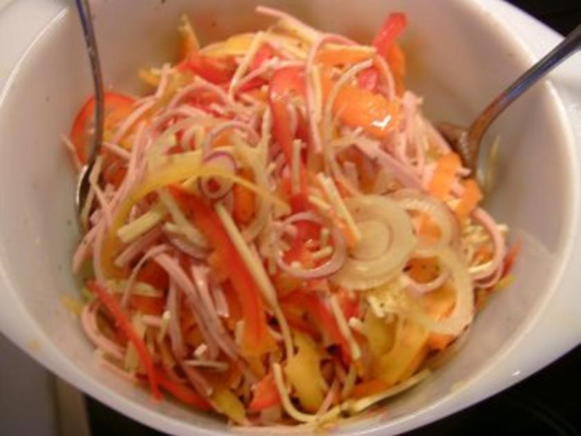 Rheinischer Wurstsalat nach Oma´s Art - schnell & einfach - 541 kcal/100g