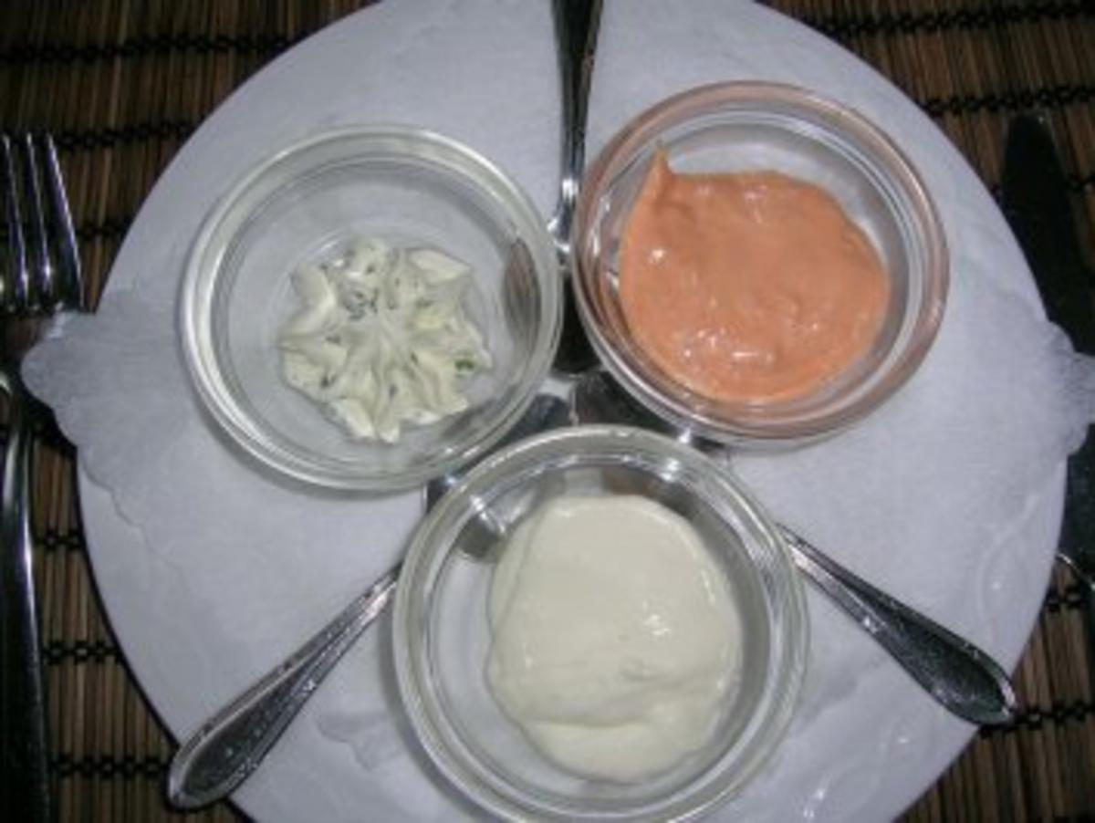 Brot mit verschiedenen Dips - Entree - Geburtstagsmenü - Rezept ...