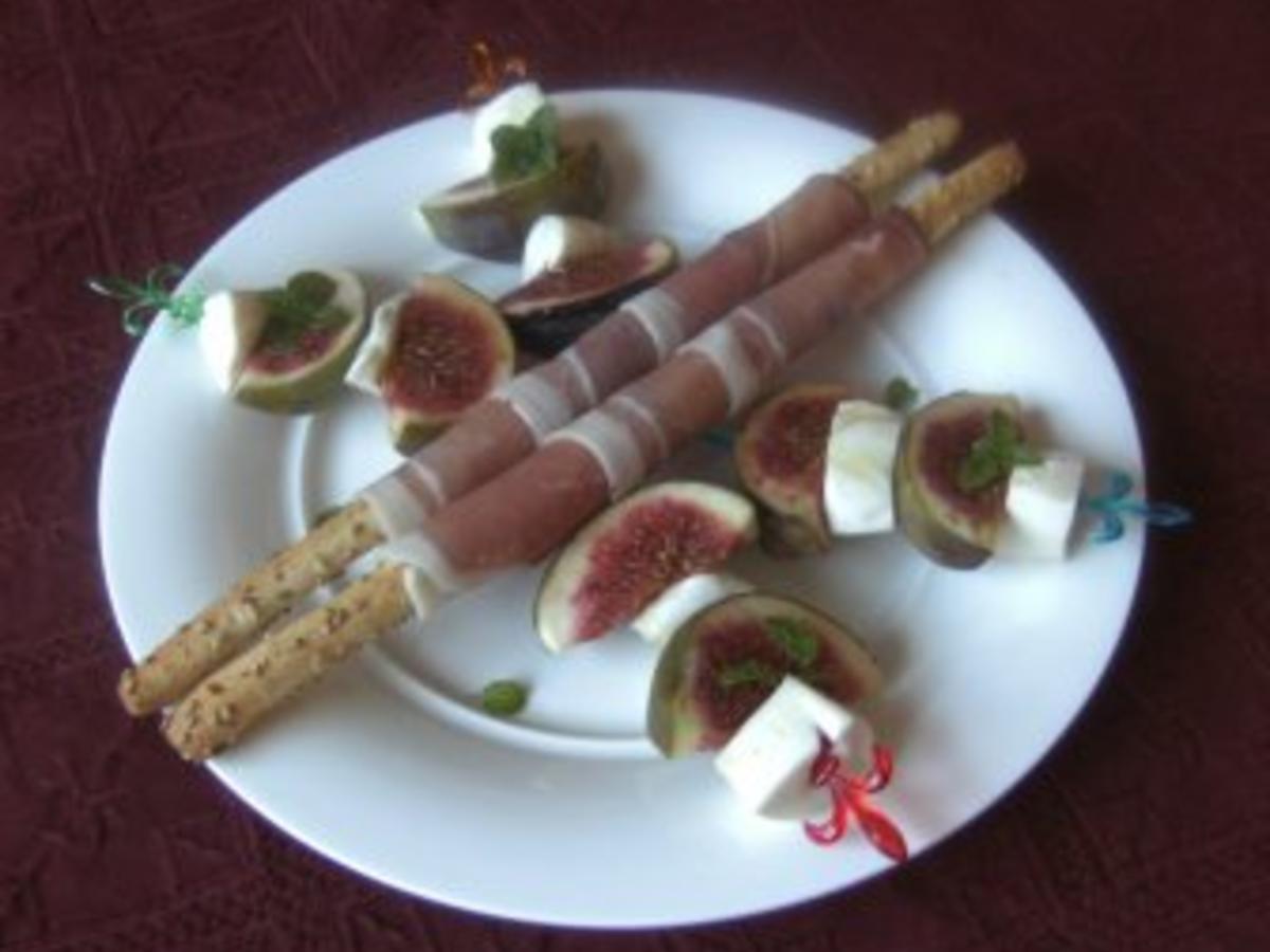 Fingerfood 8 : Feige mit Mozarella - schnell & einfach - von Cookies