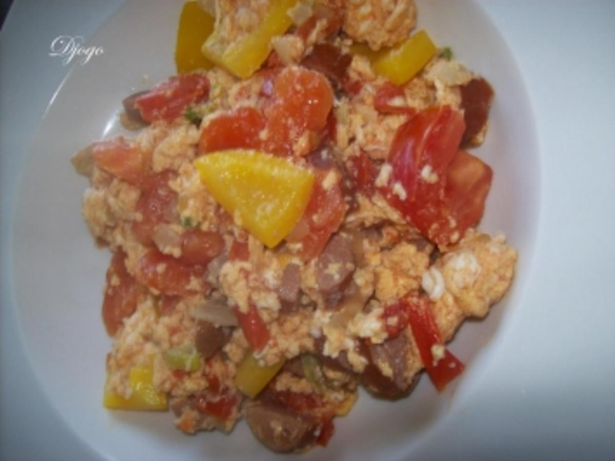 Türkischer Rührei Melemen - einfach - 511 kcal/100g