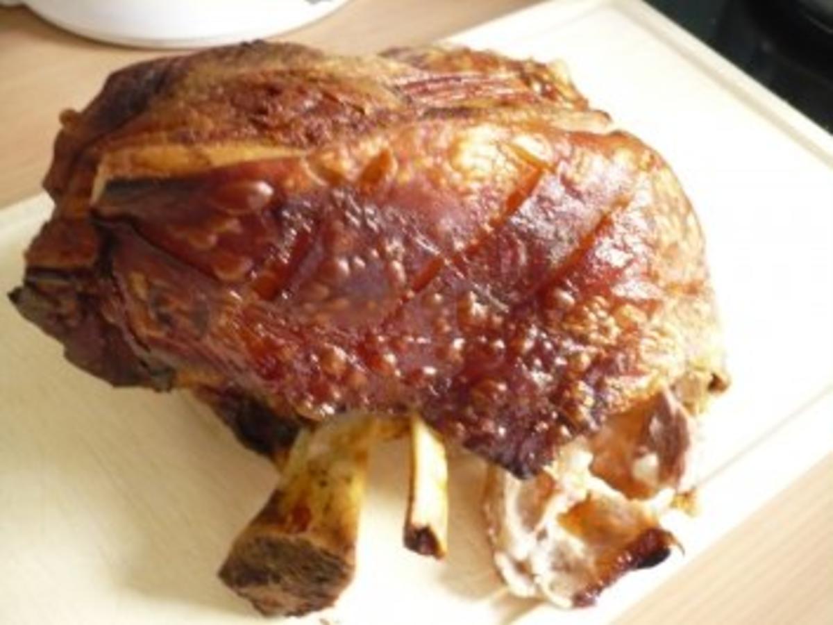 Gegrillte Schweinshaxe - einfach - von rollimops