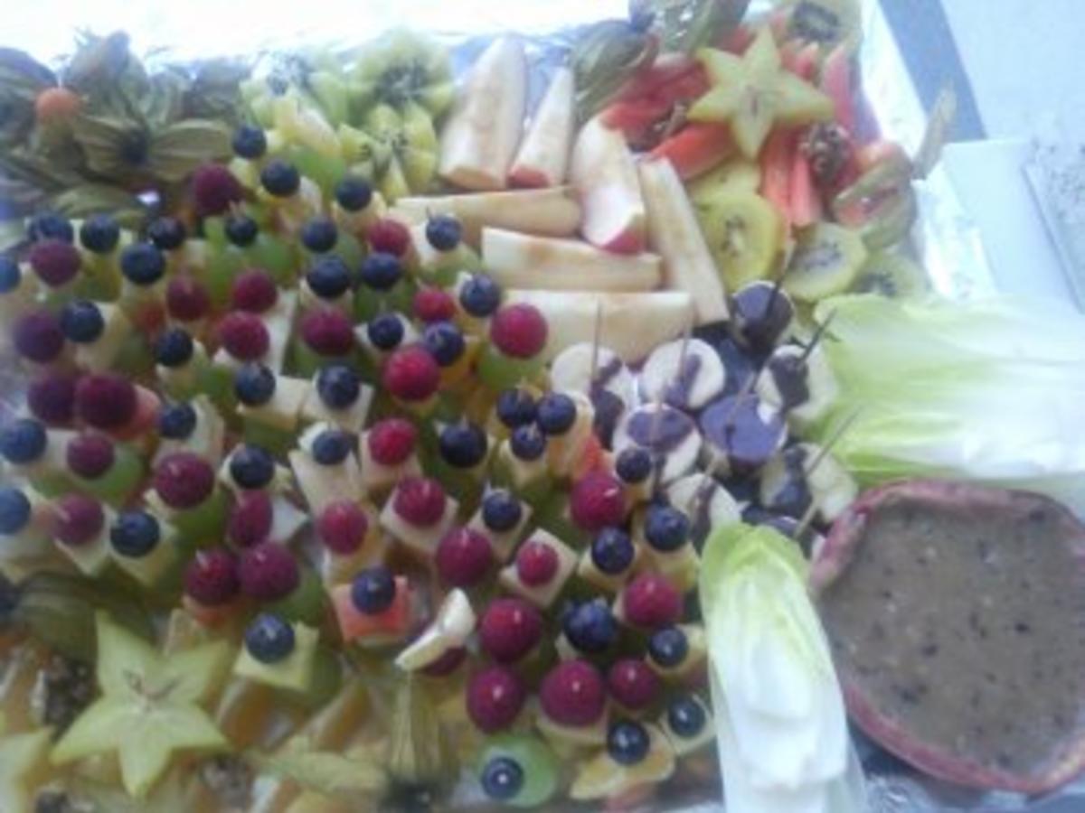 Obstplatten - einfach - 90 kcal/100g