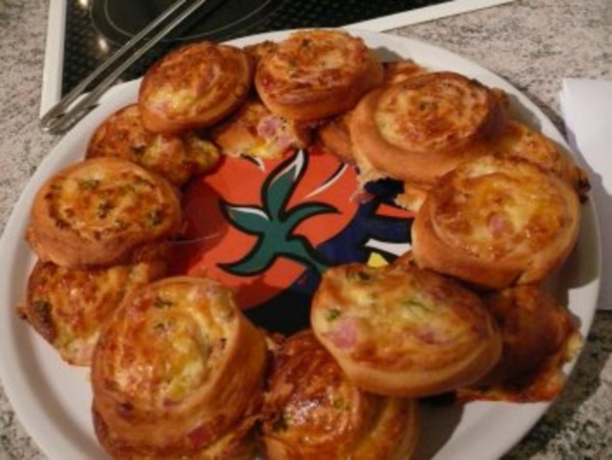 Pizzaschnecken Mini-Pizzen mal anders - Rezept mit Bild - kochbar.de