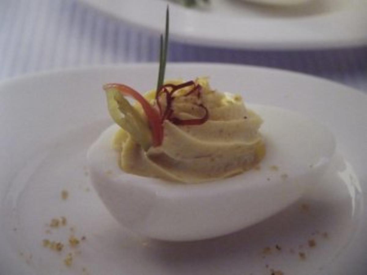 Gefüllte Eier - schnell & einfach - 85 kcal/100g