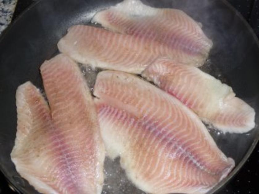 Erbsenpüree mit Buntbarschfilet - schnell & einfach - von eule1997