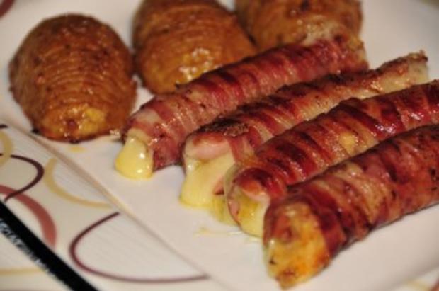 Berner Würstchen mit Fächerkartoffeln - Rezept - kochbar.de