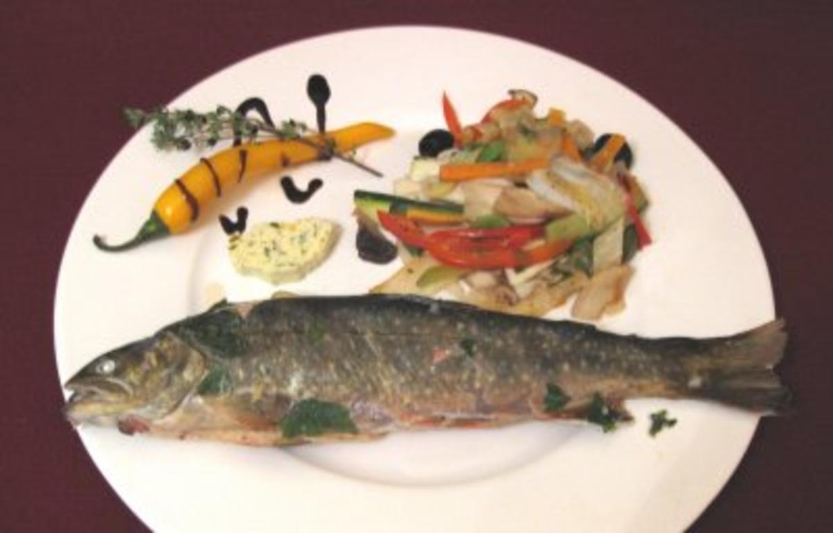 Gebirgs-Bachsaibling à la Tyrolienne goes Toskana - Rezept - kochbar.de