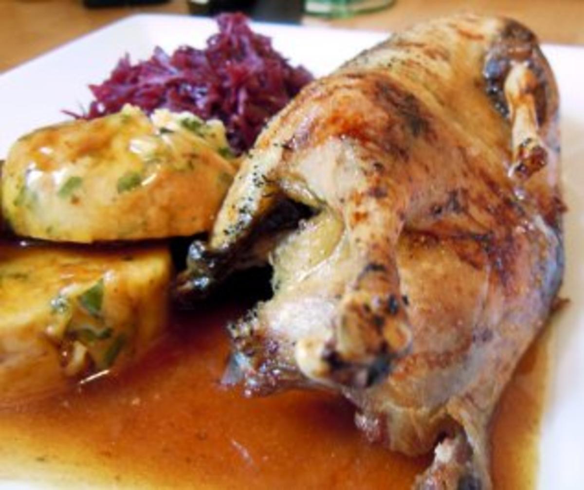 Mini-Ente mit Pflaumenweinsauce - Rezept - kochbar.de