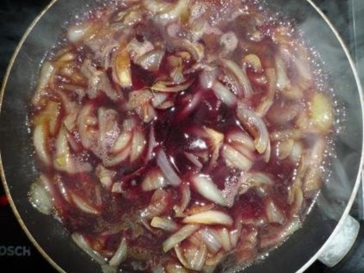 Rotweinzwiebeln, Rotweinschalotten - einfach - 41 kcal/100g