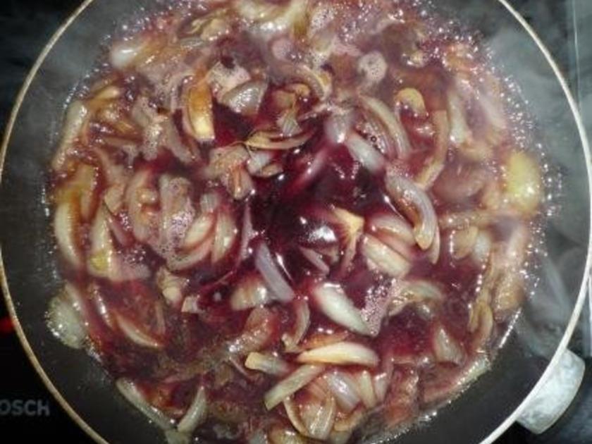 Rotweinzwiebeln, Rotweinschalotten - einfach - 41 kcal/100g