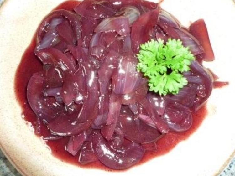 Rotweinzwiebeln, Rotweinschalotten - einfach - 41 kcal/100g