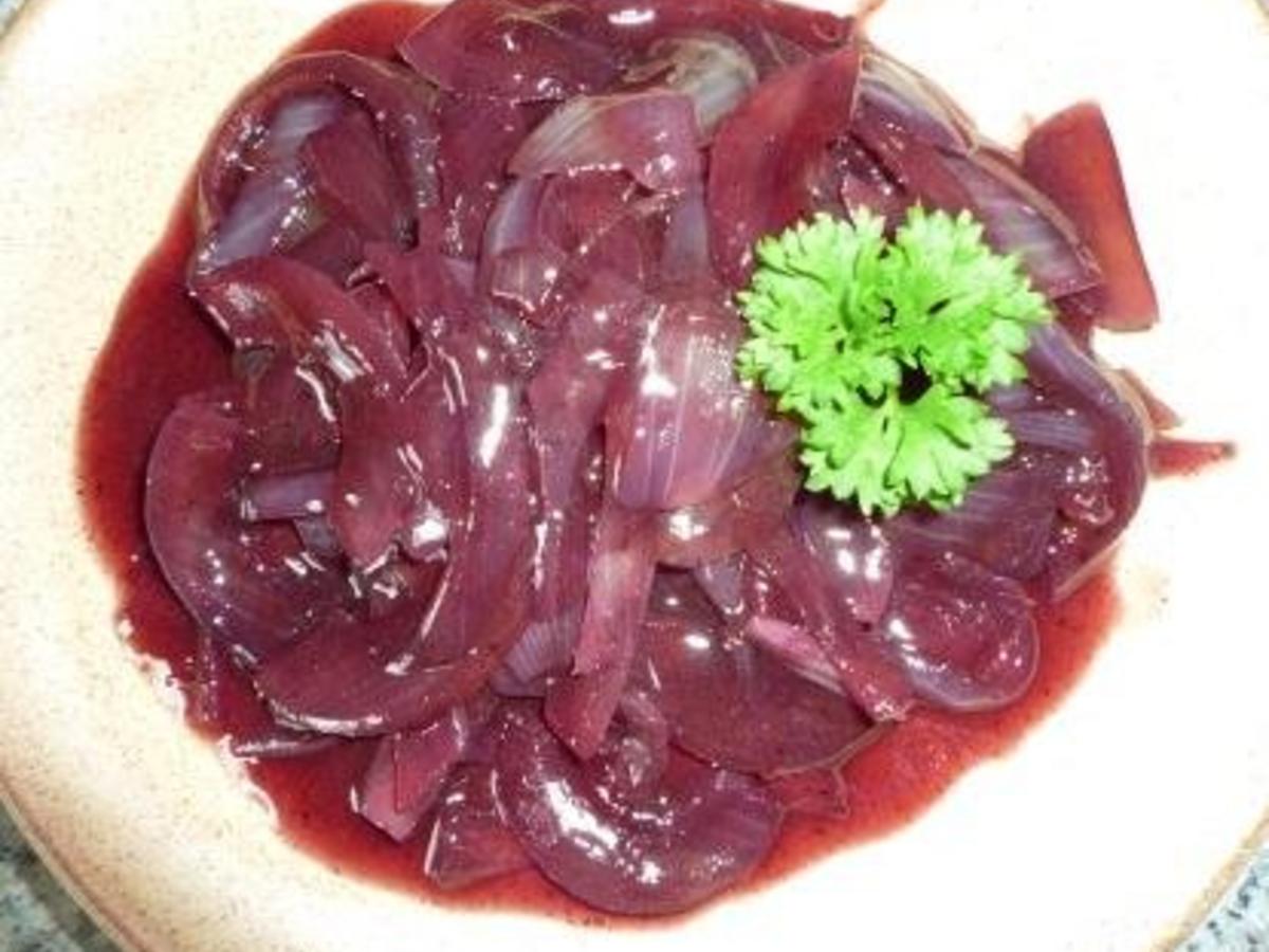 Rotweinzwiebeln, Rotweinschalotten - einfach - 41 kcal/100g