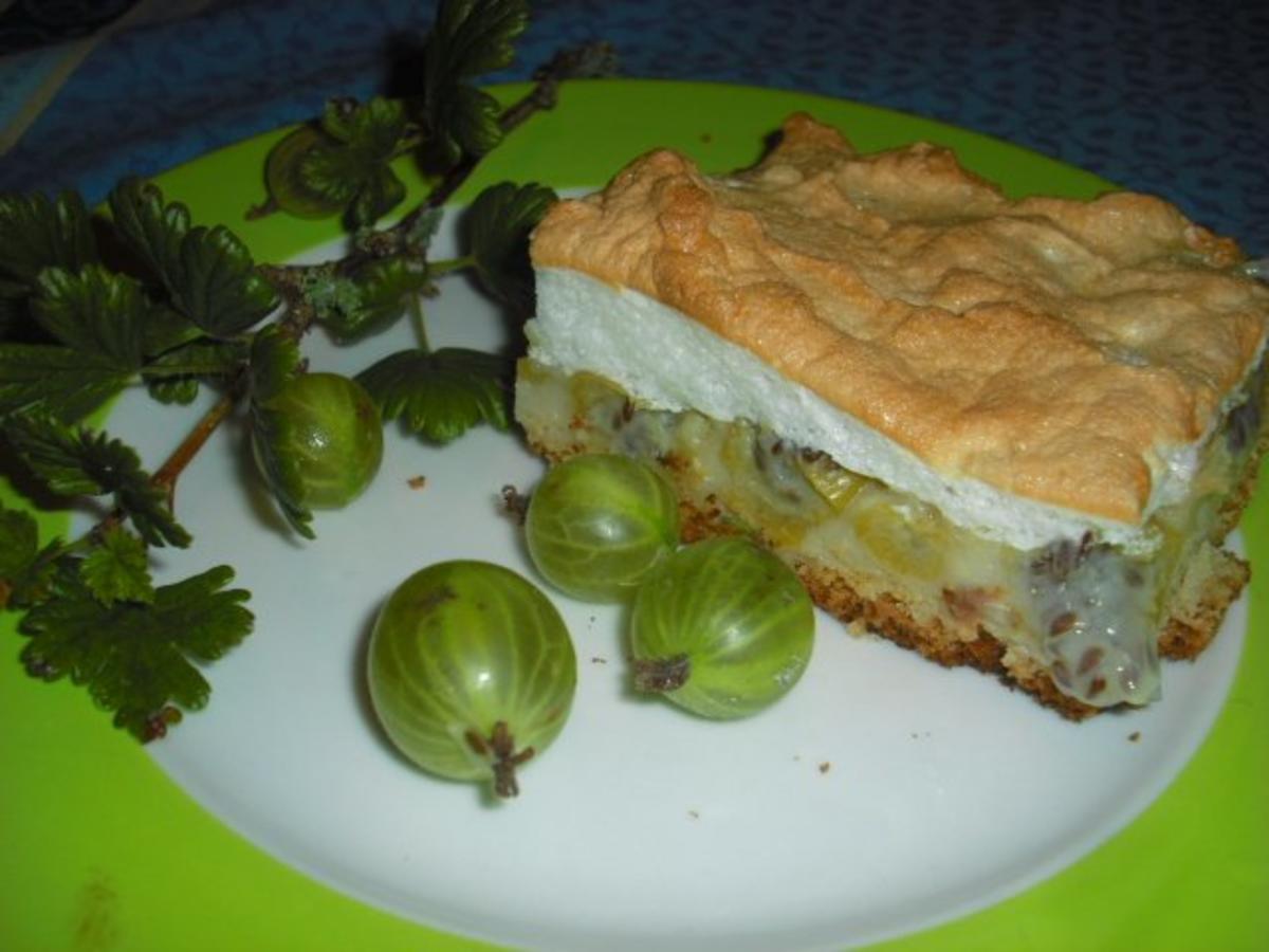 Stachelbeer Baiser Schnittchen - einfach - von greeneye1812