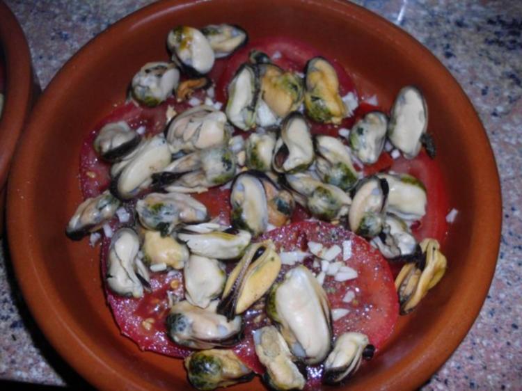 Überbackene Muscheln - einfach - 136 kcal/100g